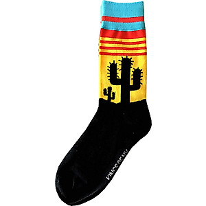Kings Of NY Cactus Sunrise Mens Cotton Socks