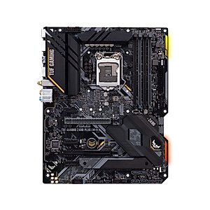ASUS TUF Gaming Z490-Plus (WiFi 6), LGA 1200 (Intel® 10th Gen) ATX Gaming Motherboard (Dual M.2, 12+2 Power Stages, USB 3.2 Front Panel Type-C, Intel® WiFi 6 & 1Gb LAN, Aura Sync)