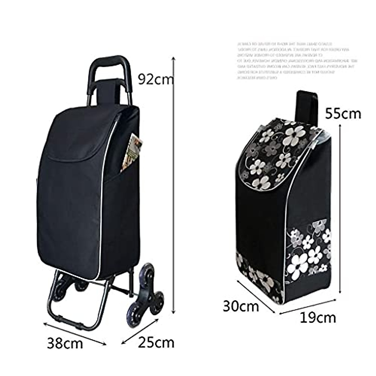Shopping Trolley on Wheels Multi Function Shopping Cart Trip Climbing Stairs Cart Collapsible Portable Lever Car Small Trailer Trolley Storage Hand Trucks,#5 ,