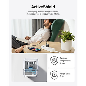 USB C Charger Block 20W, Anker 511 Charger (Nano Pro), PIQ 3.0 Compact Fast Charger for iPhone 15/15 Plus/15 Pro/15 Pro Max, 14/13/12 Series, Galaxy, Pixel 4/3, iPad (Cable Not Included)