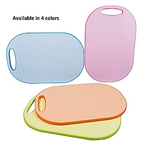 Kylermade (5 Layers) Multi-Layer Non-Slip Cutting Board, Innovative 5 layered construction, 5 Kitchen Chopping Boards for Price of 1, BPA Free, Non Porous, Dishwasher Safe, Juice Grooves (Blue)