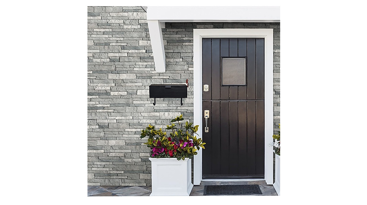 Patriotic Black Mailbox with Outgoing Flag - Shop Now