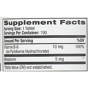 Melatonin 5 mg Time Release by Natrol 100 Tablets