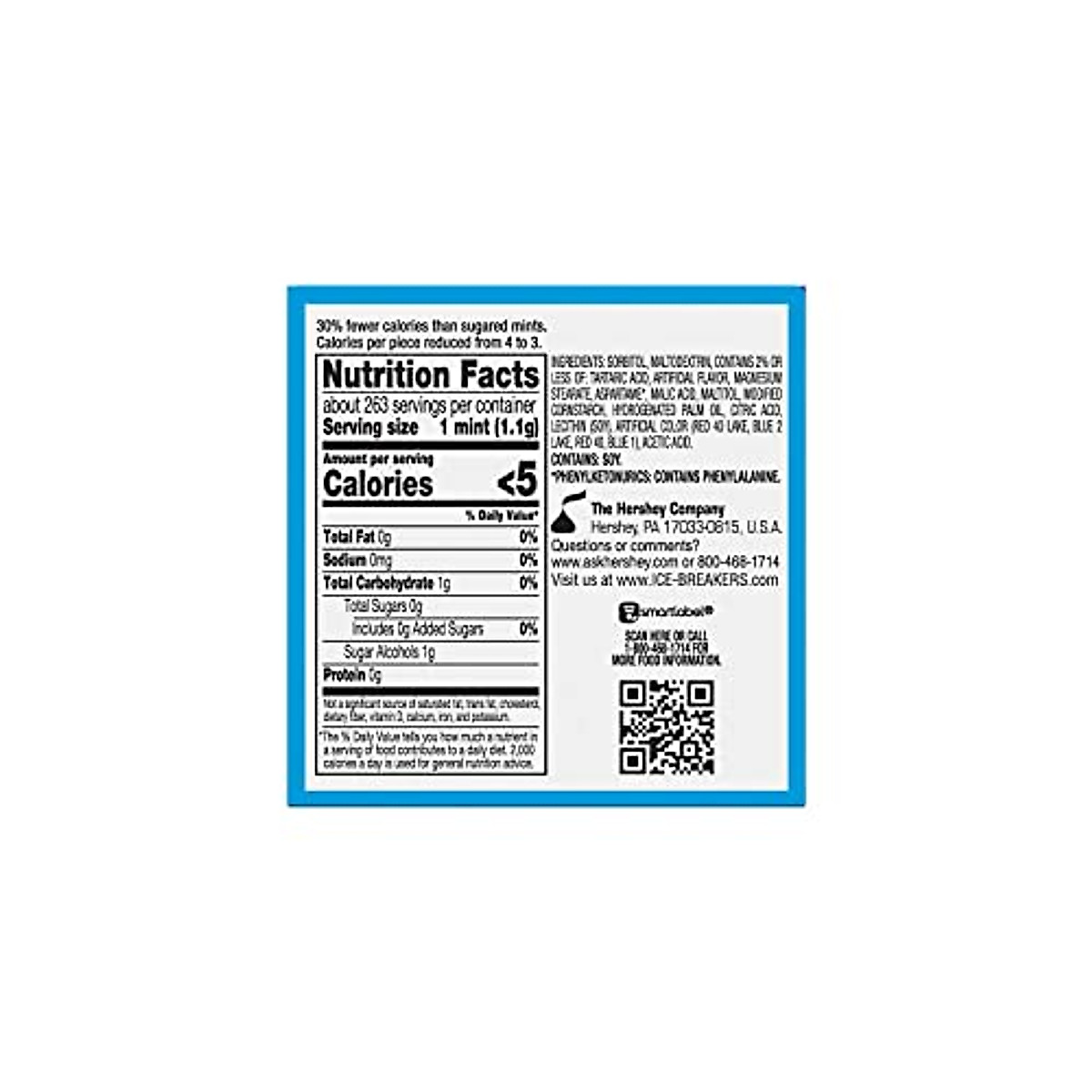 ICE BREAKERS DUO Grape Flavored Fruity and Cooling, Sugar Free Sugar Free Breath Mints Tins, 1.3 oz (8 Count)