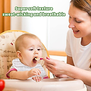 Baby Bibs Muslin Drool Bibs Teething Bibs Lap-shoulder Drooling Cloths Adjustable Multi-Use Scarf Bibs for Unisex Boys Girls 100% Organic Cotton 8-Layer Absorbent& Soft& Breathable Newborn Muslin Bibs