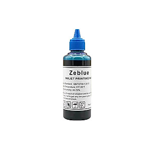 Zeblue 4 Colors Inkjet Printer Ink Refill Kit for Canon All Printers MG PG 240 243 245 CL 241 244 246 XL Inkjet Cartridges CISS System Color Set with 4 Free Syringes Print Ink(100/Bottle, 3BK/C/M/Y)