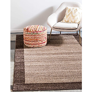 Unique Loom Del Mar Collection Area Rug - Abigail (10' x 13' 1" Rectangle, Light Brown/ Beige)