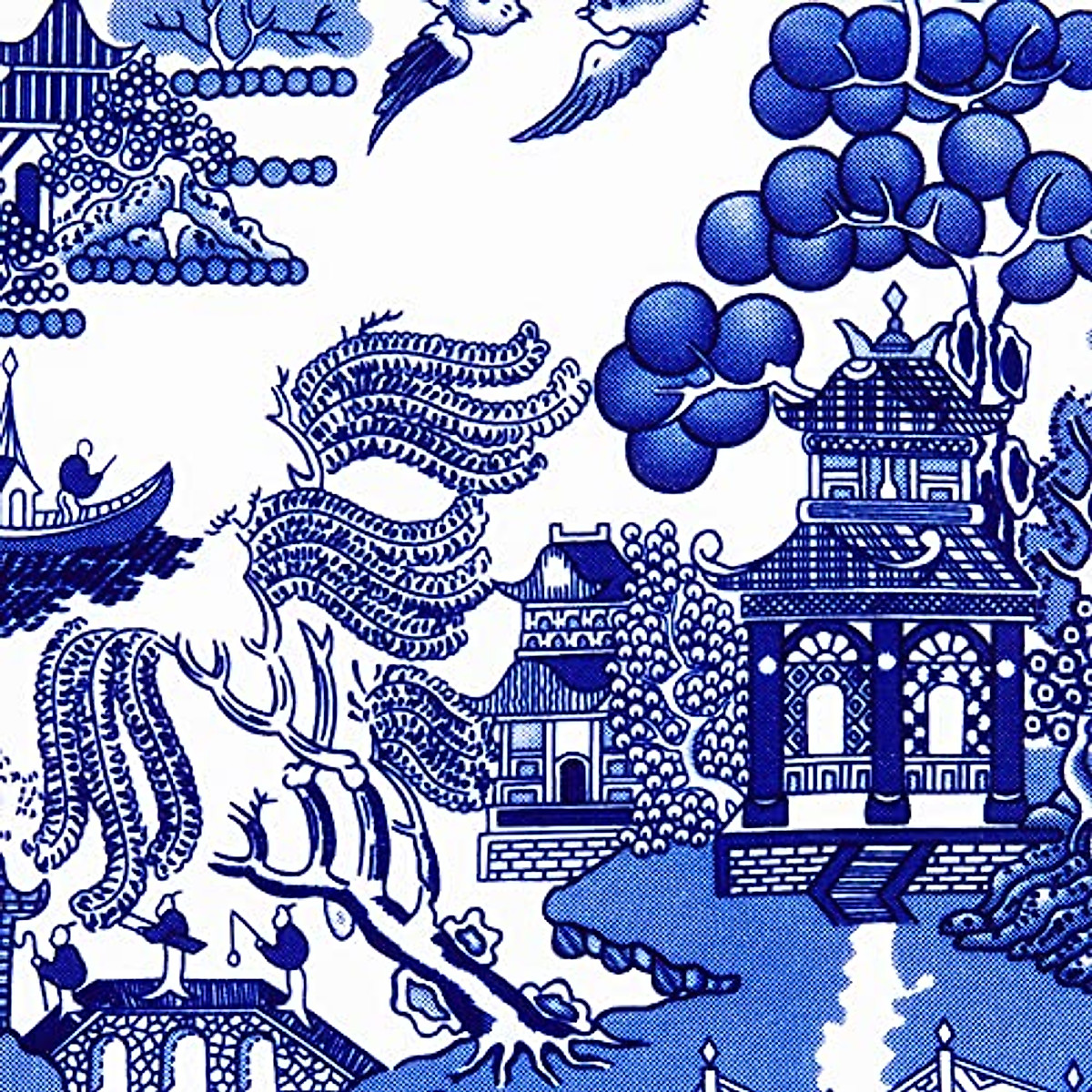 Johnson Brothers Willow Blue 4 Piece Place Setting, Blue and White