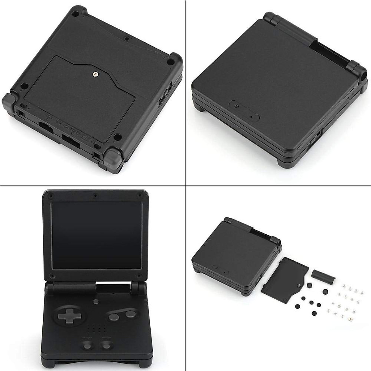 Replacement Case Cover for SP with Assemble Parts Kit, Portable Full Repair Cover Case Kit for Gaming Gamepad. 8 * 8 * 2.5cm