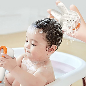 Bath Toy Submarine Spray Station Battery Operated Water Pump with Hand Shower Head Cartoon Carrot Bathtub Toy for Purple Bathroom Accessories