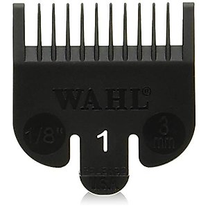 Wahl Professional #1 Guide Comb Attachment 1/8" (3.0mm) - 3114-001 – Great for Professional Stylists and Barbers – Black