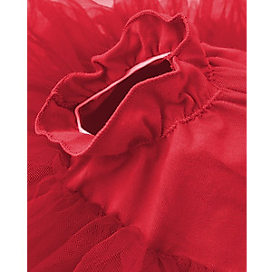 Dancina Baby Bloomer Romper Tutu Skirt Ages 6-24 Months Red