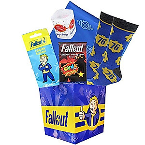 Fallout Series 3 Looksee Mini Box with Fallout 76 Socks, Trading Cards and More