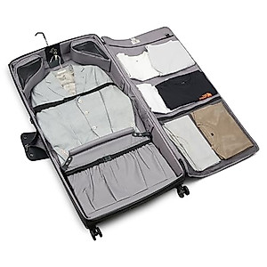 DELSEY Paris Luggage Helium DLX Garment Bag with Spinner Wheels, Black, 24 Inch