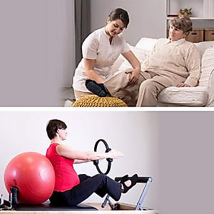 unenow Non Slip Grip Yoga Socks for Women with Cushion for Pilates, Barre, Dance