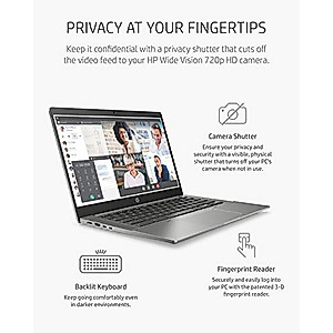 HP Chromebook 14b Laptop, AMD Athlon Silver 3050C Mobile Processor, 4 GB RAM, 64 GB eMMC Storage, 14-inch Full HD IPS Touchscreen, Google Chrome OS, Audio by B&O, Privacy Camera (14b-na0010nr, 2021)