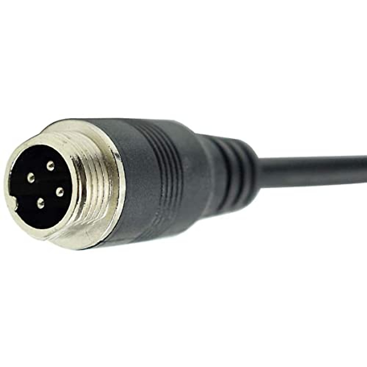 priaolker Car Video 4Pin Aviation Extension Cable for CCTV Rearview Camera Car Truck Trailer Camper Bus Motorhome Vehicle Backup Monitor Waterproof Shockproof System 3FT/1M