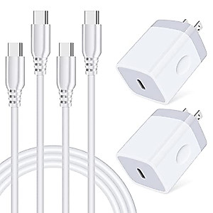 USB C Fast Wall Charger Box Pixel 7 6 Charger for Google Pixel 7 Pro 6a 6 Pro 5a 5 4a 4 XL 3a 3XL 2,Samsung Galaxy S23,A53,A13 5G,S22 Ultra,S21,S20,Z Flip 3,20W PD Power Adapter+6ft Type C to C Cable