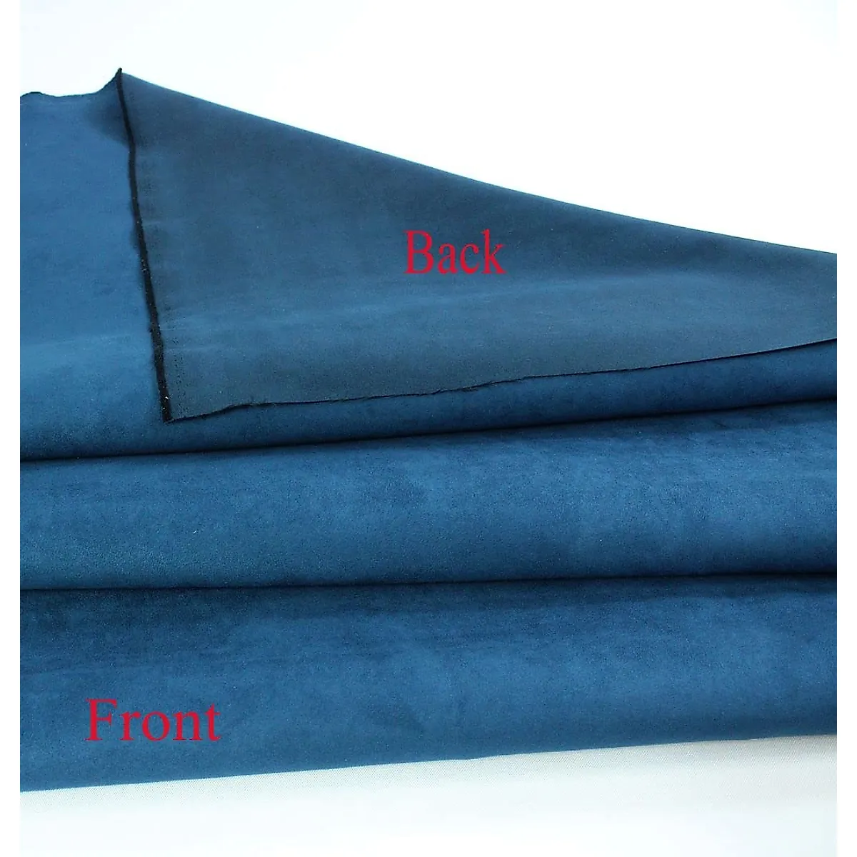 Mybecca Microsuede Fabric 58/60" Width Fabric by The Yard Color : Royal Blue (1 Yard, 36"x58") (Precut into 1 Yard Pieces by Prime)