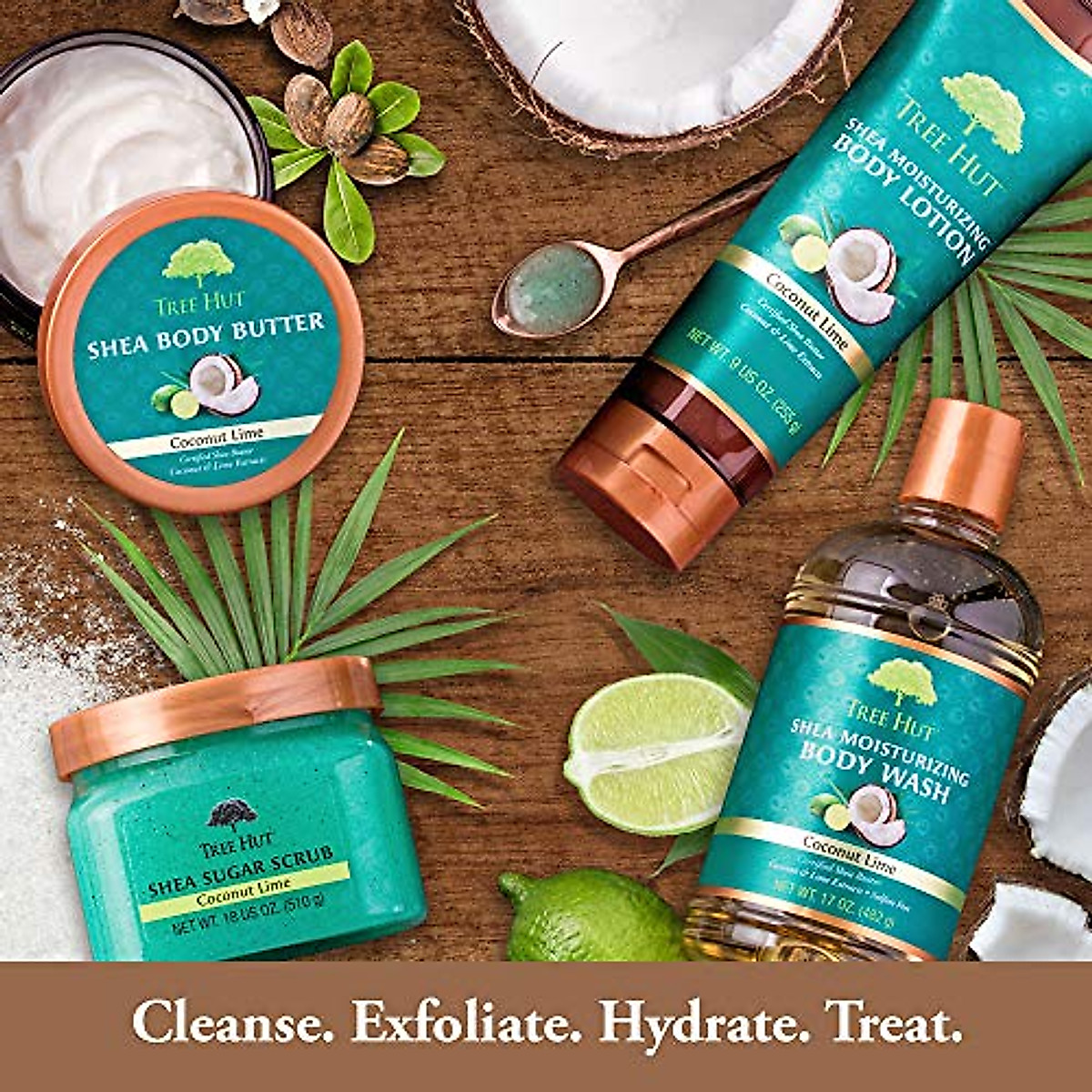 Tree Hut 24 Hour Intense Hydrating Shea Body Butter Tropical Mango, 7oz, Moisturizer with Pure Shea Butter for Nourishing Essential Body Care