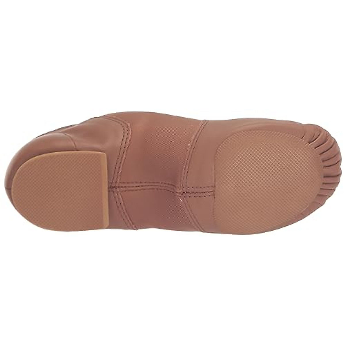 Capezio Women's E Series Jazz Slip-on Shoe, Skintone 60, 8