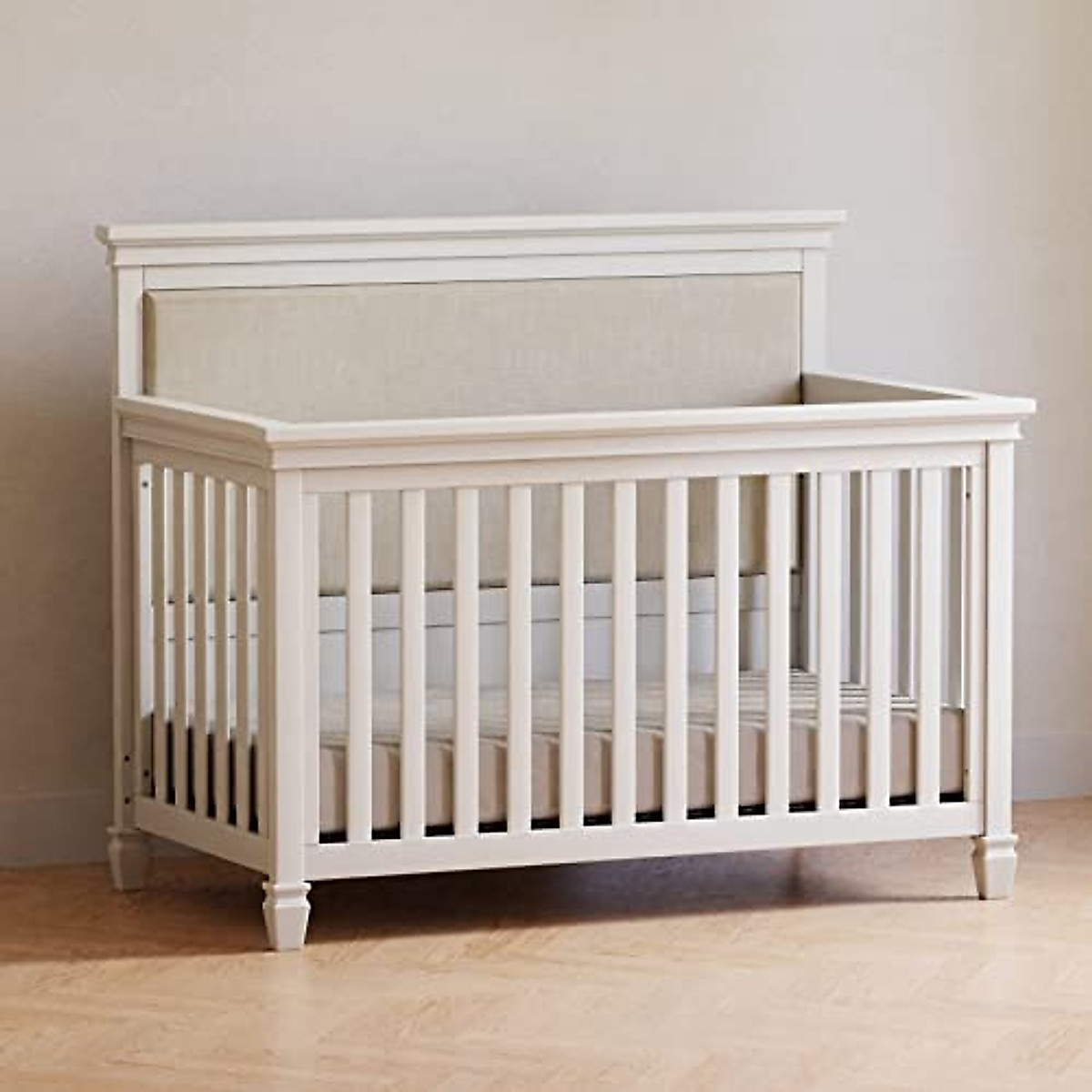 NAMESAKE Darlington 4-in-1 Convertible Crib in Warm White, Greenguard Gold Certified