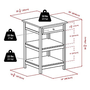 Winsome Delta Home Office, Walnut