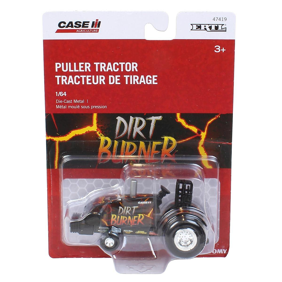 Case IH 1/64 Dirt Burner Die-cast Pulling Tractor 47419