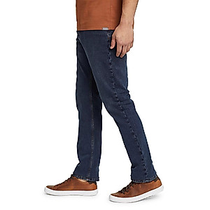 Eddie Bauer Men's H2Low Flex Jeans - Straight, Slate Blue, 32W x 30L