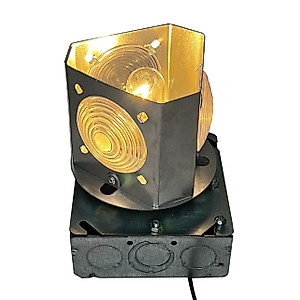 DutchCrafters Rotating Light Kit, Revolving Lighthouse Beacon Light, 36RPM, 120v Wired Lighting, Fits 3' - 12' Decorative Amish Lighthouse