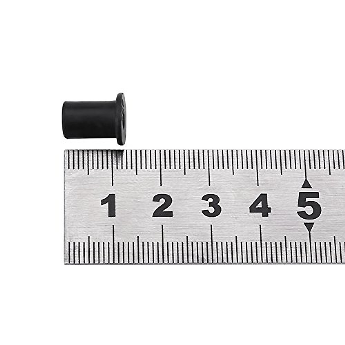 Dilwe 6pc Well Nuts Kit, M4 Rubber Windshield Bolts Well Nuts for Motorcycles Kayak Canoe Boats