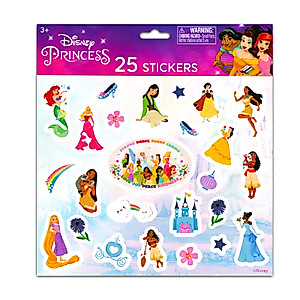 Disney Doorables Mega Pack - Bundle of 3 Disney Doorables Mini Peek Figures for Kids and Adults Plus Palace Pets Stickers | Disney Collectibles Toys