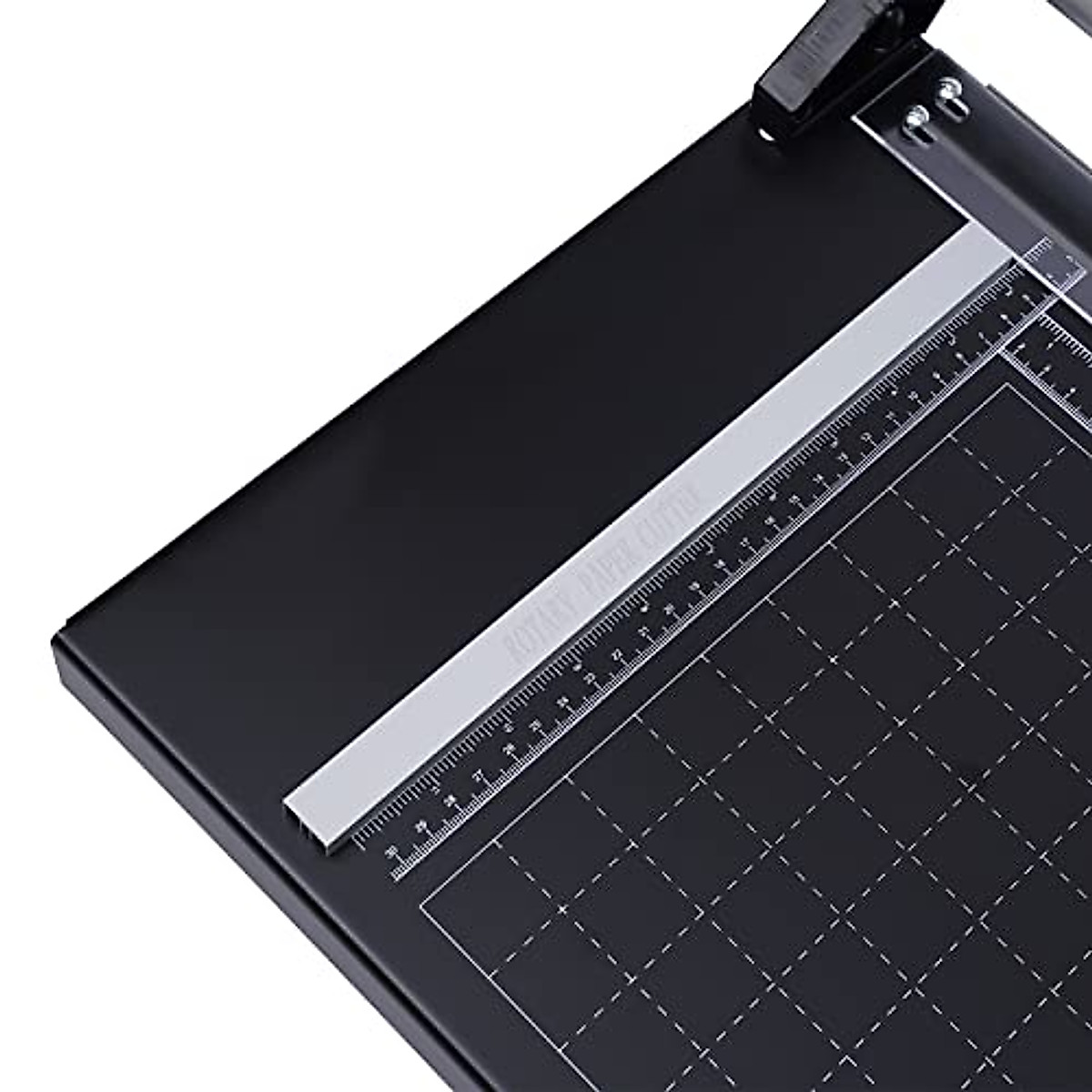 24 Inch Commercial Manual Precision Rotary Paper Trimmer Cutter,Heavy Duty,Smart Cut for Photo Paper, Film, Art Paper Jam, Office Paper, Thin Plastic Soft Board, PVC,Cutting Table 80x31.5cm