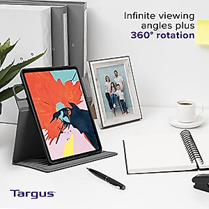 Targus VersaVu iPad Pro 12.9" Case for 6th Gen|5th Gen|4th Gen|3rd Gen iPad Pro (2022|2021|2020|2018) Premium iPad Pro Case with 360° Rotation, iPad Pro Case, Black iPad 12.9 Pro Case (THZ775GL)
