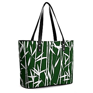 Womens Handbag Leaves Leather Tote Bag Top Handle Satchel Bags For Lady