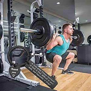 ENSIANTH Fitness Instructor Gift A Truly Great Fitness Instructor is Hard to Find Keychain Personal Trainer Gift Instructor Thank You Gift (Truly Fitness Black-K)