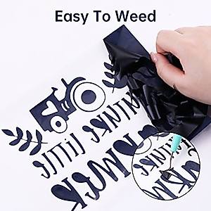 VAST WANT HTV Vinyl Bundle Heat Transfer Vinyl-8 Pack 12" x 5FT HTV Vinyl, Iron on Vinyl for All Cutter Machine, HTV Vinyl Rolls Easy to Cut & Weed