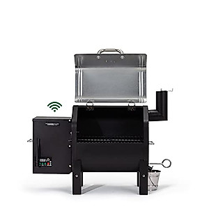 Green Mountain Trek Wi-Fi Controlled Portable Wood Pellet Tailgating Grill - Small Smoker Grill for BBQ, Camping, Tailgating, RV