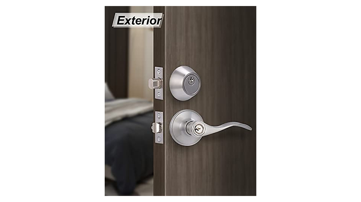 Satin Nickel Keyed Alike Lockset - Security & Style