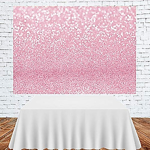 Lofaris Pink Bokeh Photography Backdrop Shinny Spots Sparkle Abstract Halos Background Newborn Baby Shower Birthday Party Decorations Portrait Photo Booth Props 7x5ft