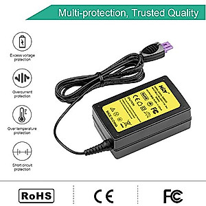 HKY 30V 333mA Adapter for HP 0957-2286 0957-2290 0957-2398 Deskjet 1050 1000 1051 1055 2050 2060 2512 3050 3052 3015A 3052A 3056A 2514 3051A 3511 3512 3055 3515 J110 J410 J510a J611 Printer Power Cord