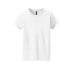Gildan Women's Heavy Cotton T-Shirt, Style G5000L, 2-Pack, White, X-Large
