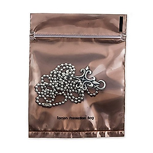 Anti Tarnish Prevention Bags Perfect for Jewelry Storage Size: 4" x 4" (Package of 10)