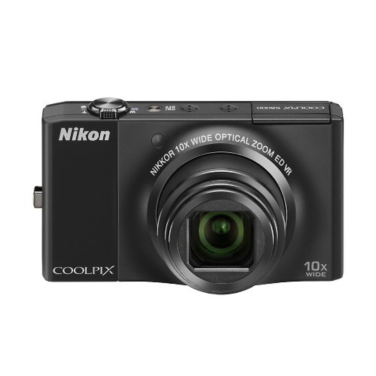 Nikon Coolpix S8000 14.2MP Digital Camera with 10x Optical Vibration Reduction (VR) Zoom and 3.0-Inch LCD (Black)