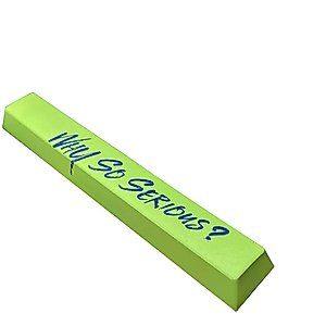 WHY SO SERIOUS 6.25u Spacebar PBT Keycap Dye-Sublimation Switch Cherry Profile for Cherry RGB MX Mechanical Gaming Keyboards