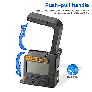 New Generation Universal Digital LCD Battery Tester for AA AAA C D 9V Button Cell