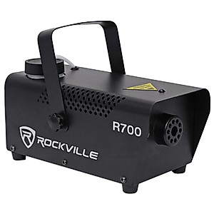 Rockville R700 Fog Machine w/Remote+Fluid Quick Heatup, Thick Fog