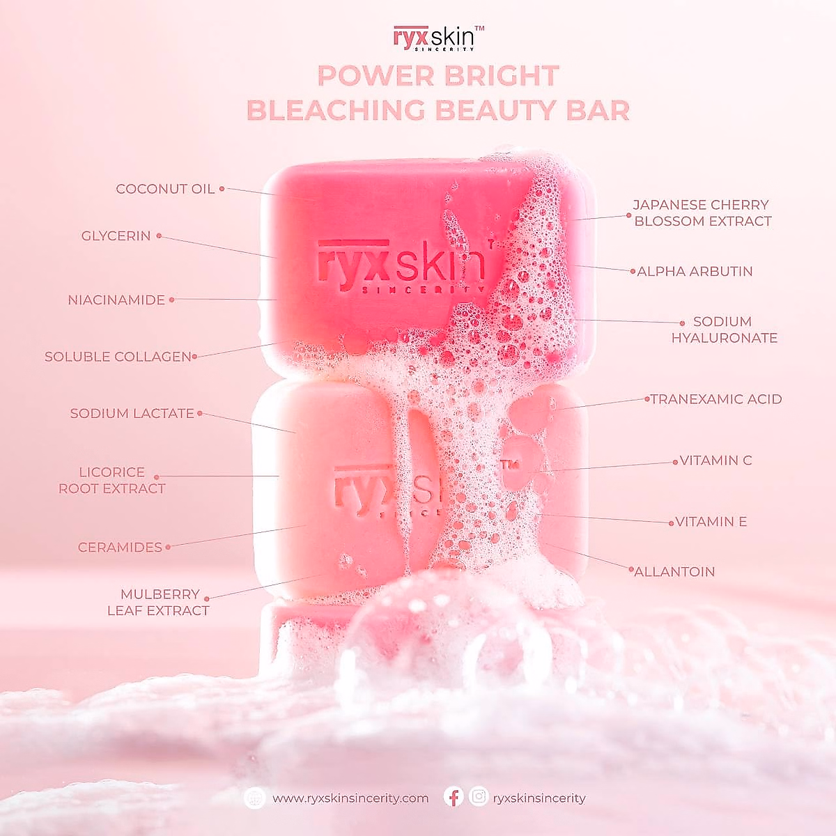 Ryxskin Power Bright Beauty Bar