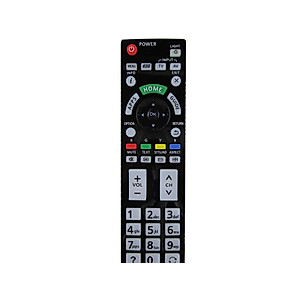 HCDZ Replacement Remote Control for Panasonic Viera N2QAYB000862 TC-P55VT60 TC-P60VT60 TC-P60ZT60 TC-P65VT60 TC-P65ZT60 TX-P65VT50 55/60/65" Class 1080p Plasma Full HDTV LED TV