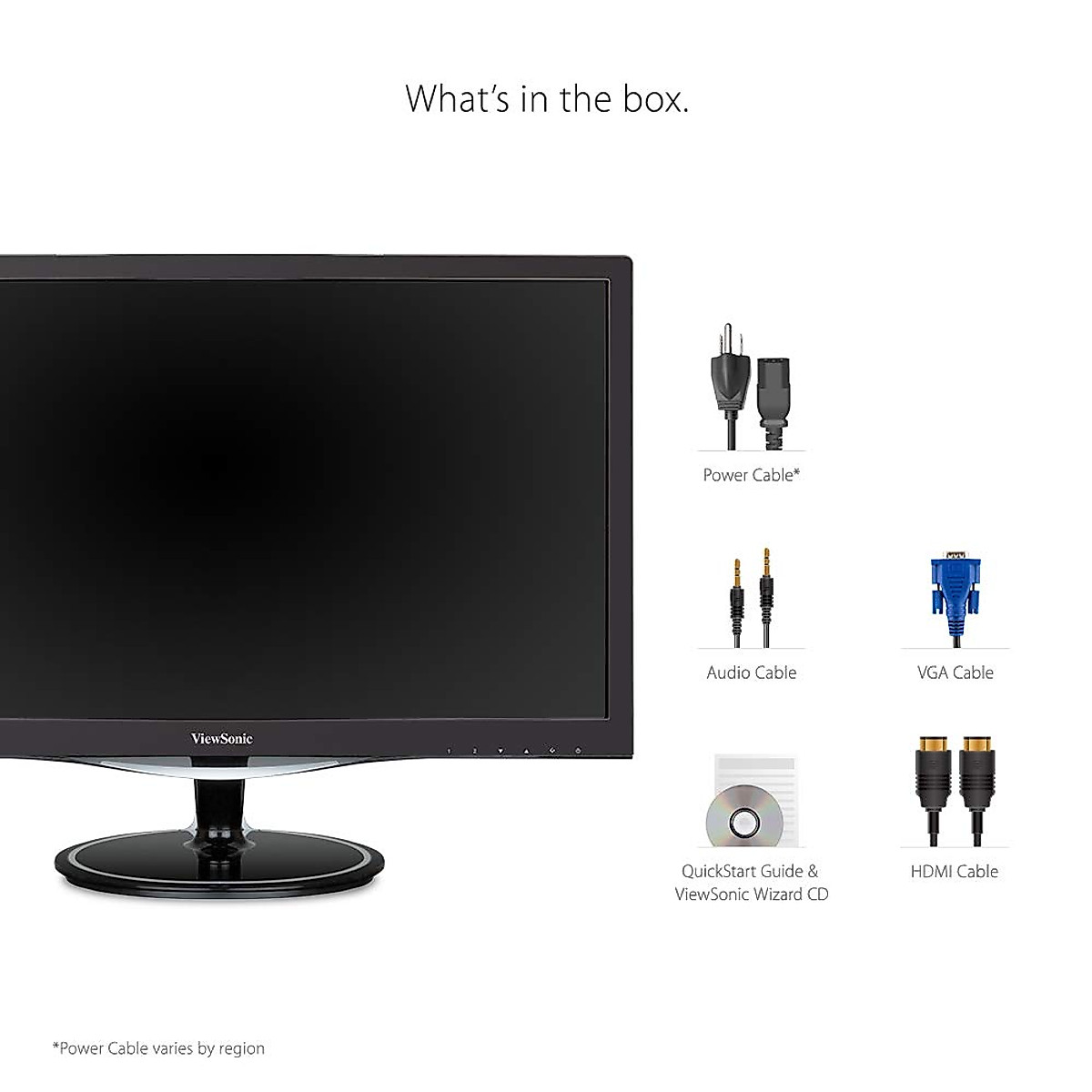 ViewSonic VX2457-MHD 24 Inch 75Hz 2ms 1080p Gaming Monitor with FreeSync Eye Care HDMI and DP, Black